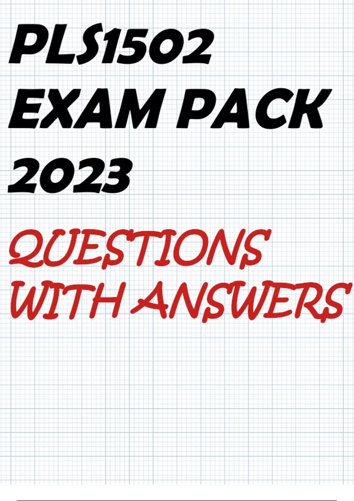 PLS1502 EXAM PACK 2023 - Introduction to African Philosophy (PLS1502 ...