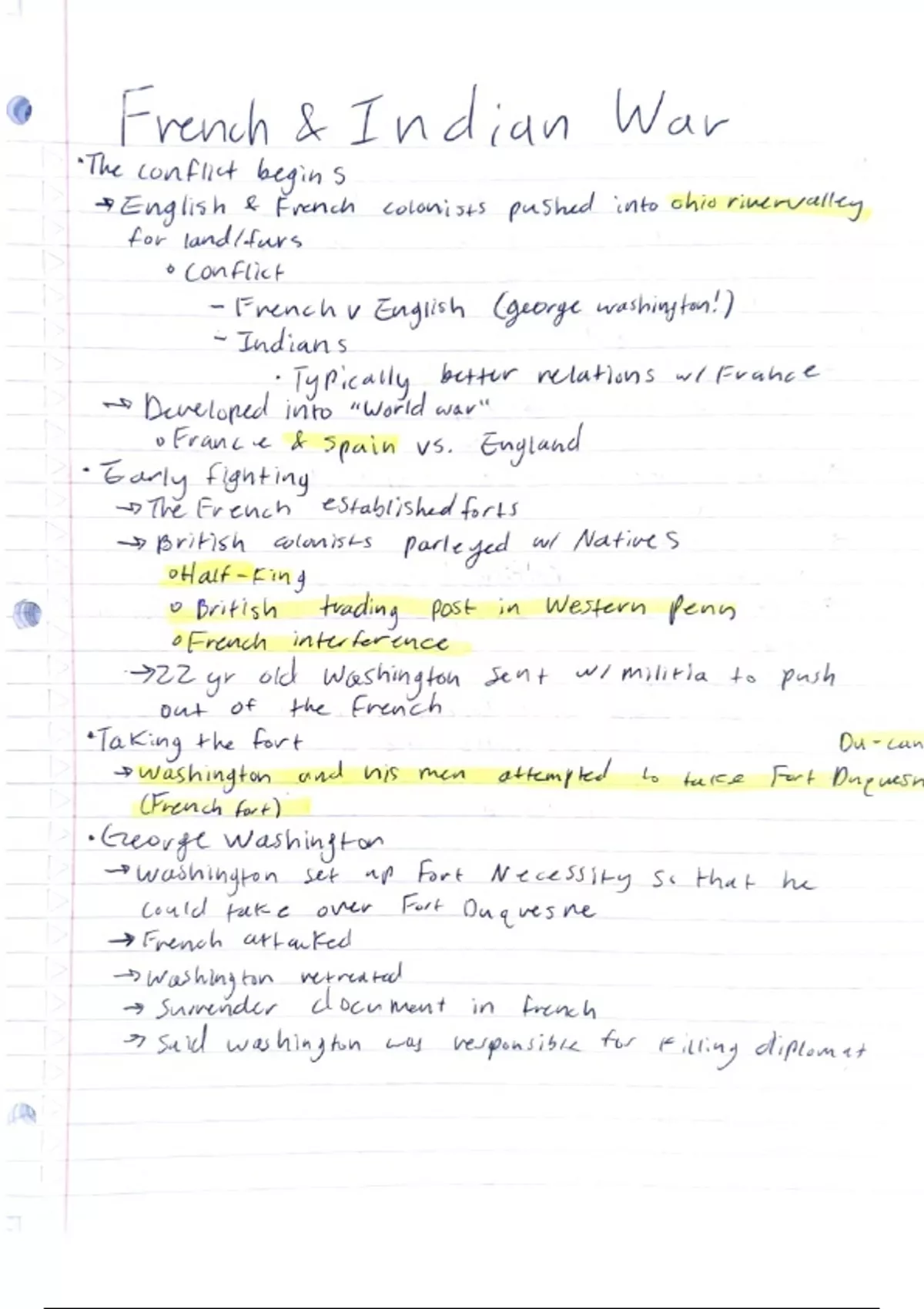 The French and Indian War - American History - Stuvia US