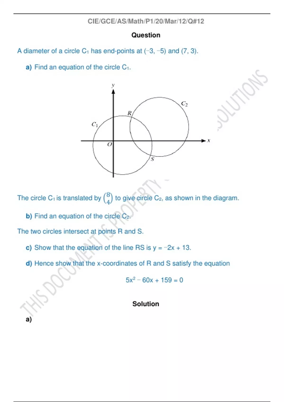 Complete Solution of Past Paper of CAIE Math P1 9709/12 Feb/Mar 2020 ...