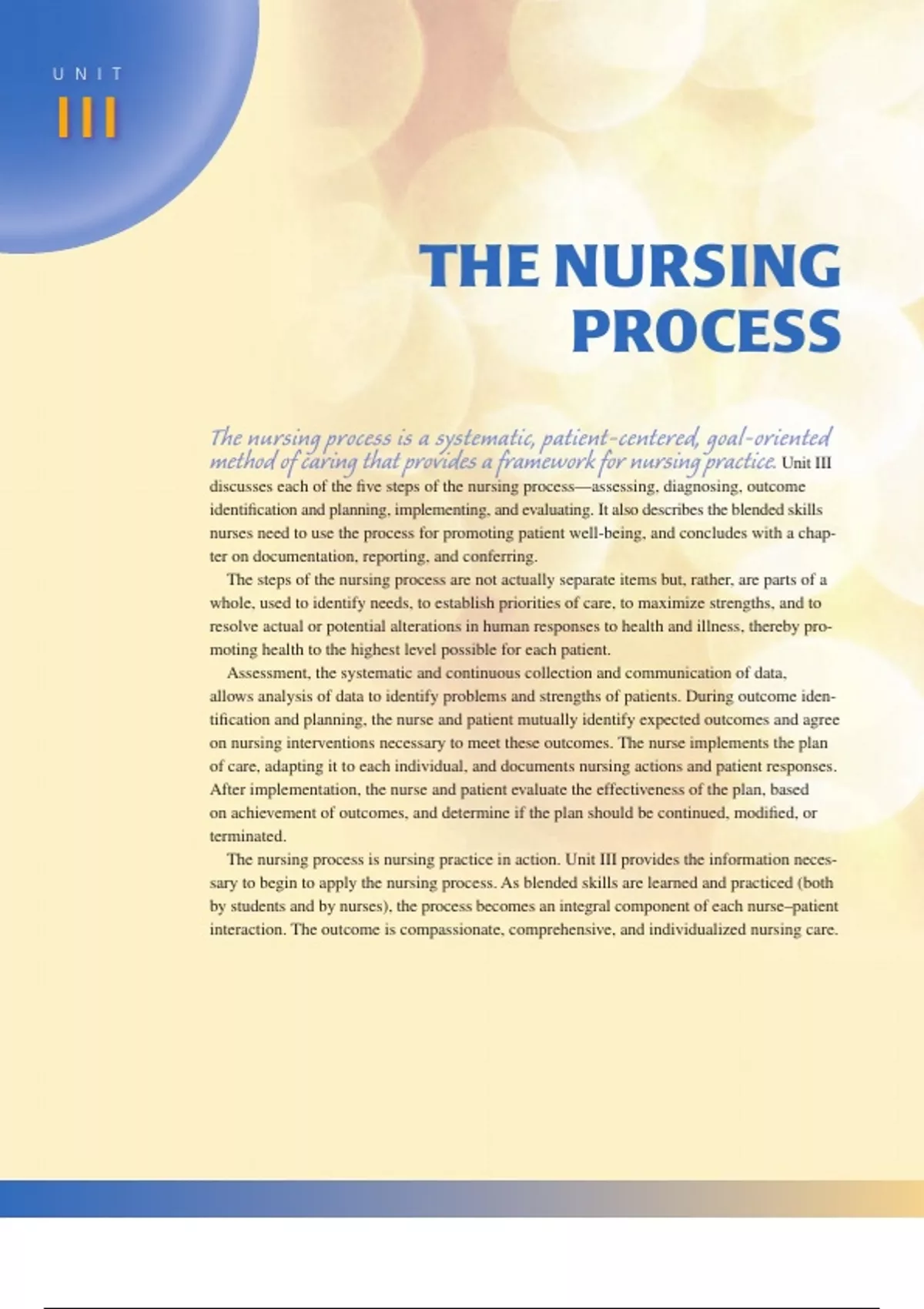 Summary THE NURSING PROCESS - NURSING - Stuvia US