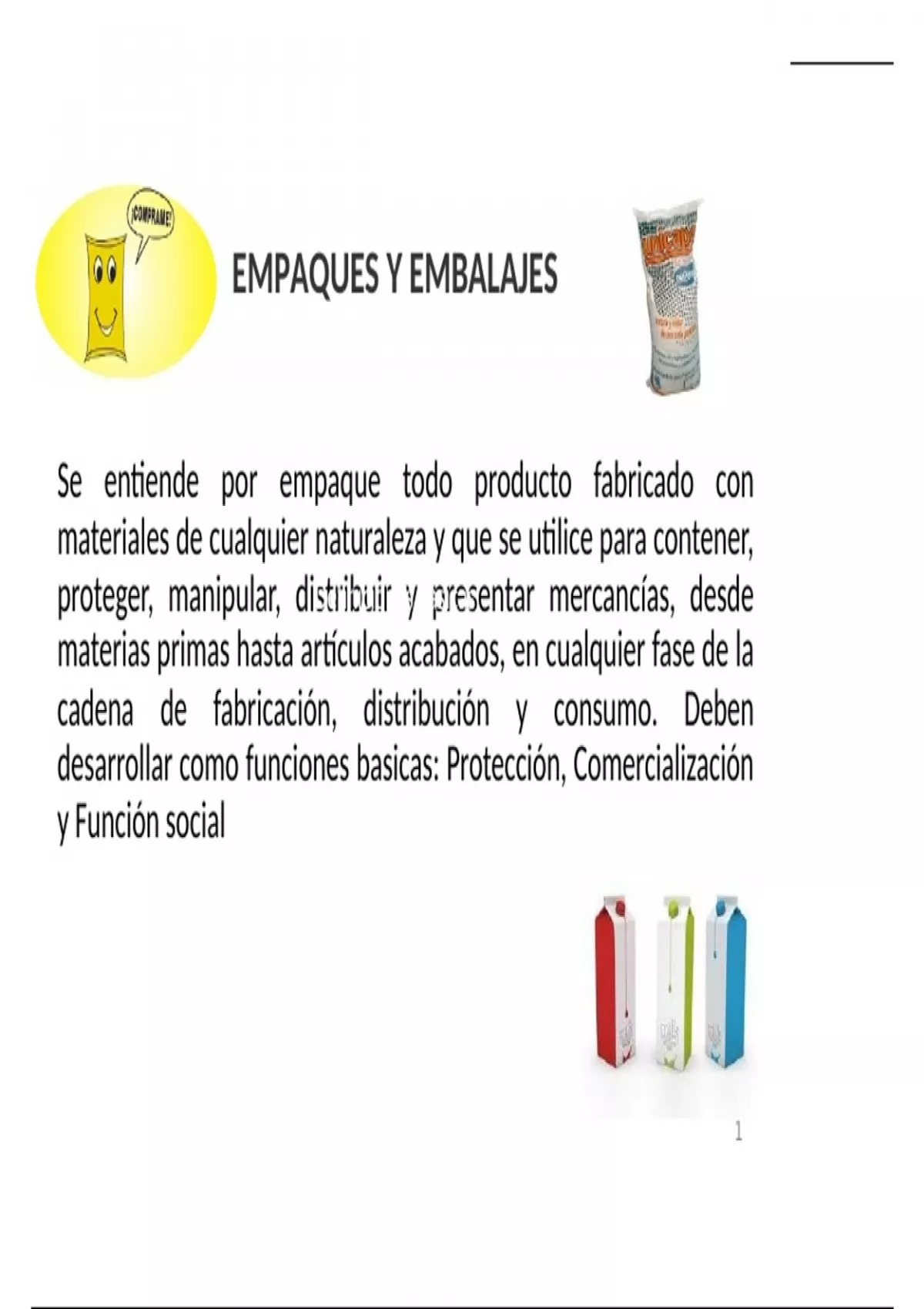 Tipos de empaque - Logistica - Stuvia US