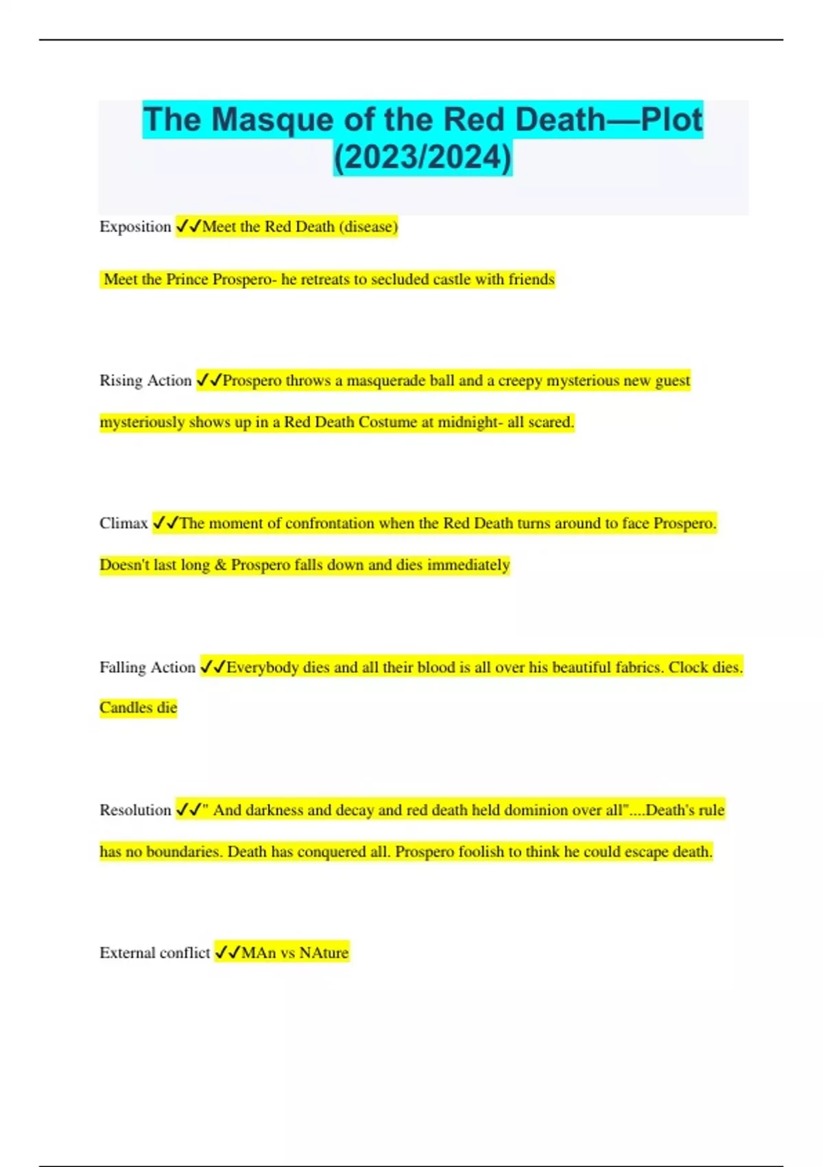 The Masque of the Red Death—Plot (2023/2024) - The Masque of the Red ...