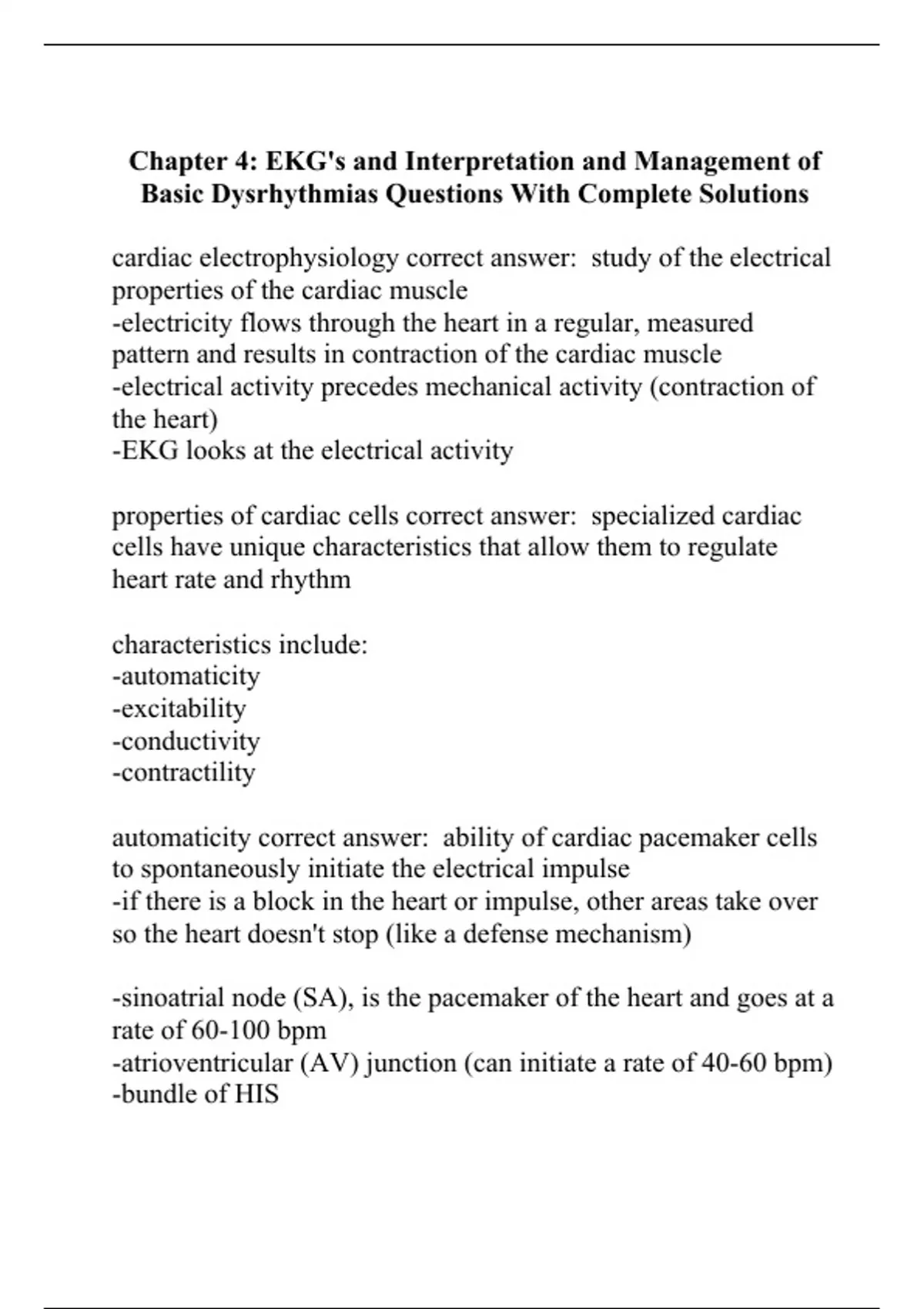 Chapter 4: EKG's and Interpretation and Management of Basic ...