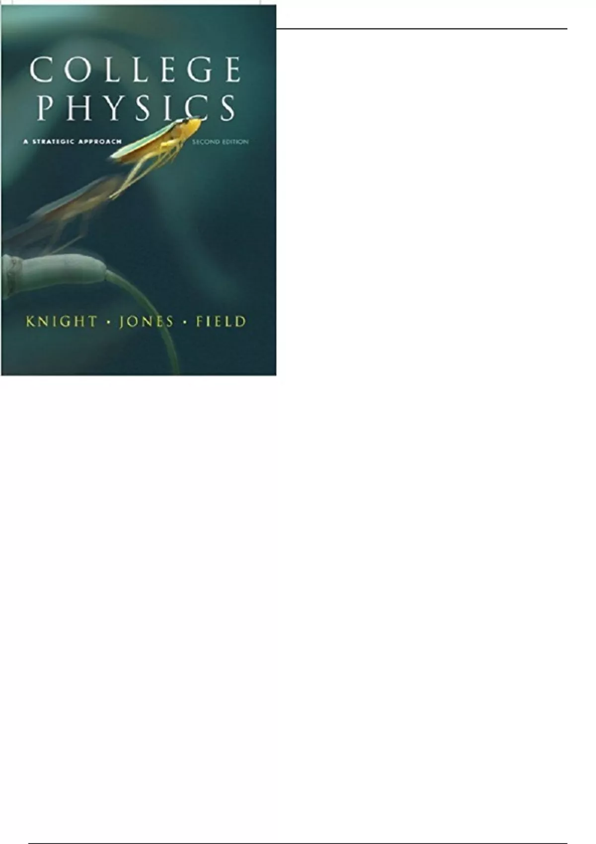 College Physics A Strategic Approach 2nd Edition by Knight - Test Bank ...