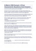 G-Metrix ESB Domain 4 (Post-Assessment) Questions And Answers - G ...