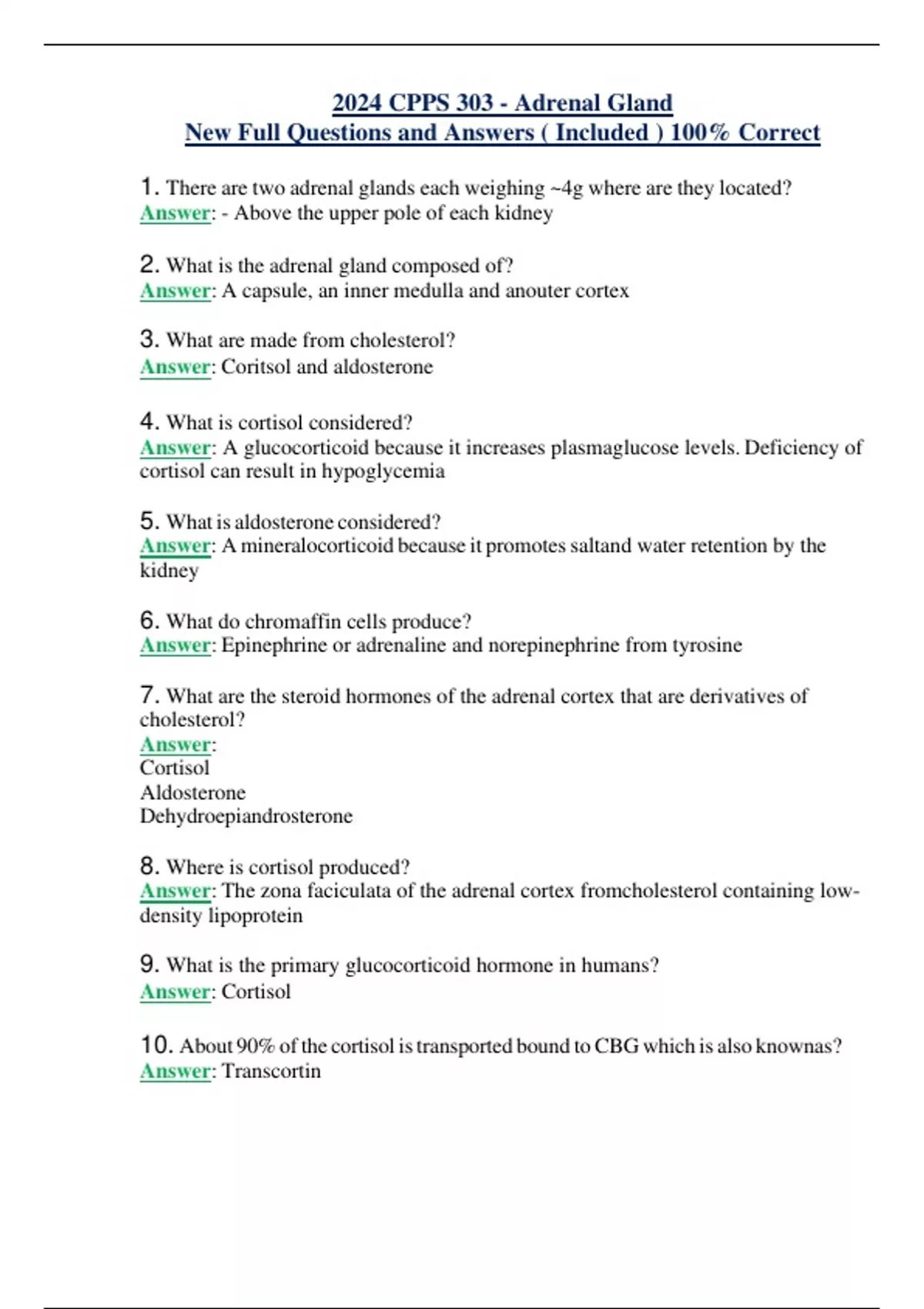 2024 CPPS 303 Bundle ( ALL TOPICS ) 17 Versions | New Full Questions ...