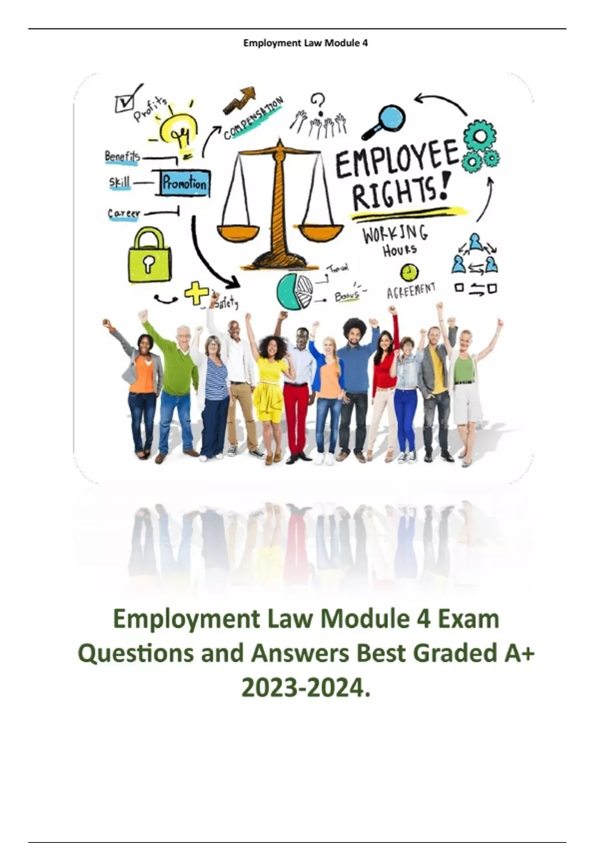 Employment Law Module 4 Exam Questions and Answers Best Graded A+ ...