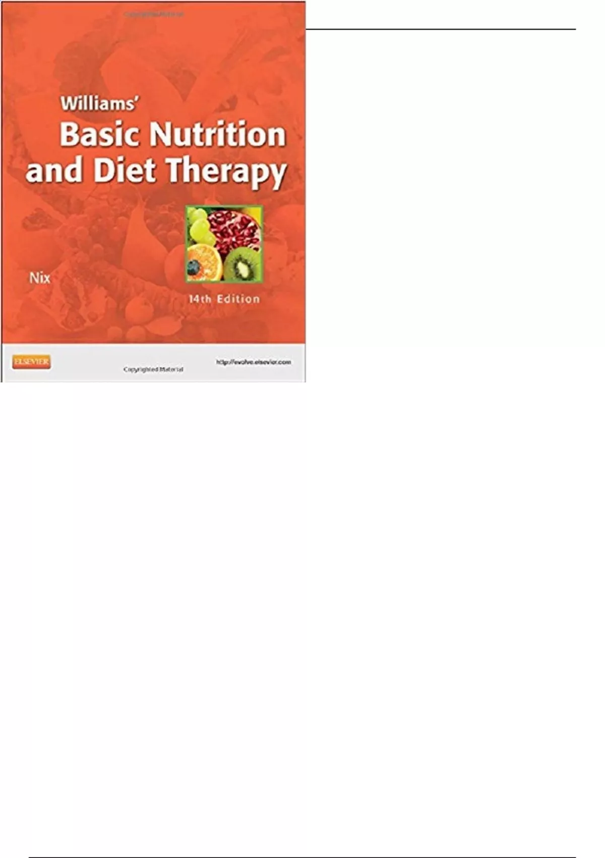 Basic Nutrition And Diet Therapy 14th Edition By Williams - Test Bank ...