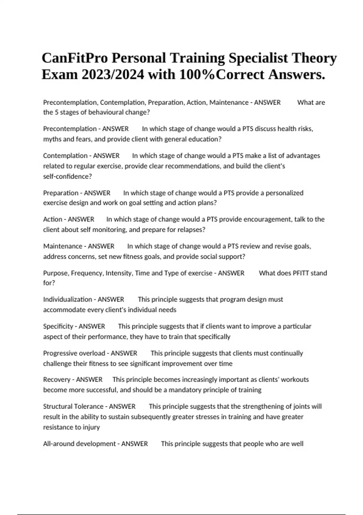 CanFitPro - FIS Theory Exam 2023/2024 With Complete Solutions ...