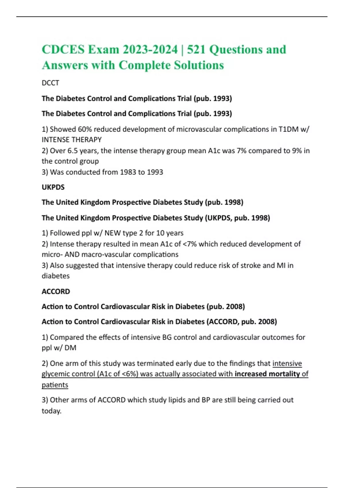 CDCES Exam | 521 Questions and Answers with Complete Solutions - CDCES ...