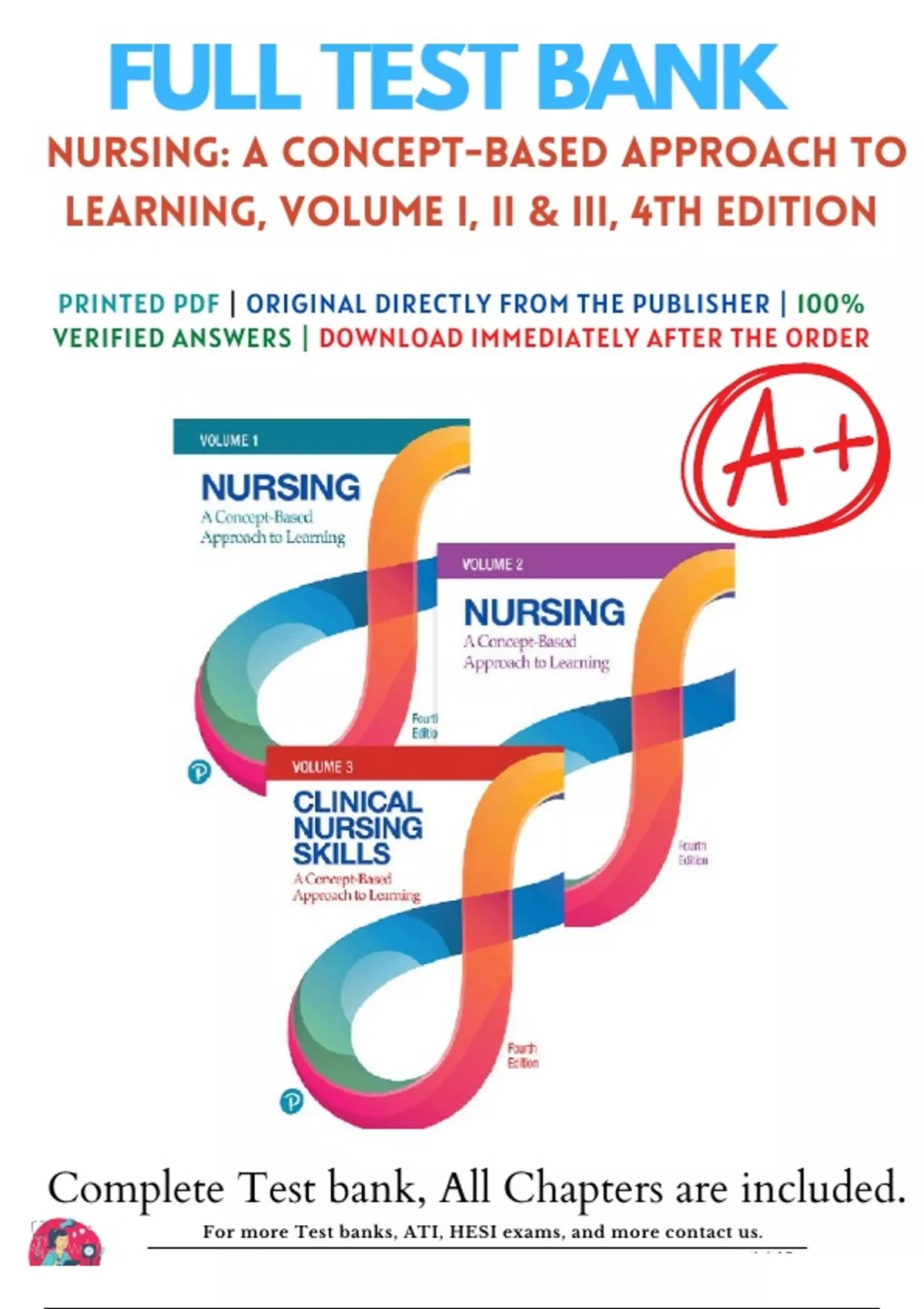 Test Bank For Nursing: A Concept-Based Approach to Learning, Volume I ...