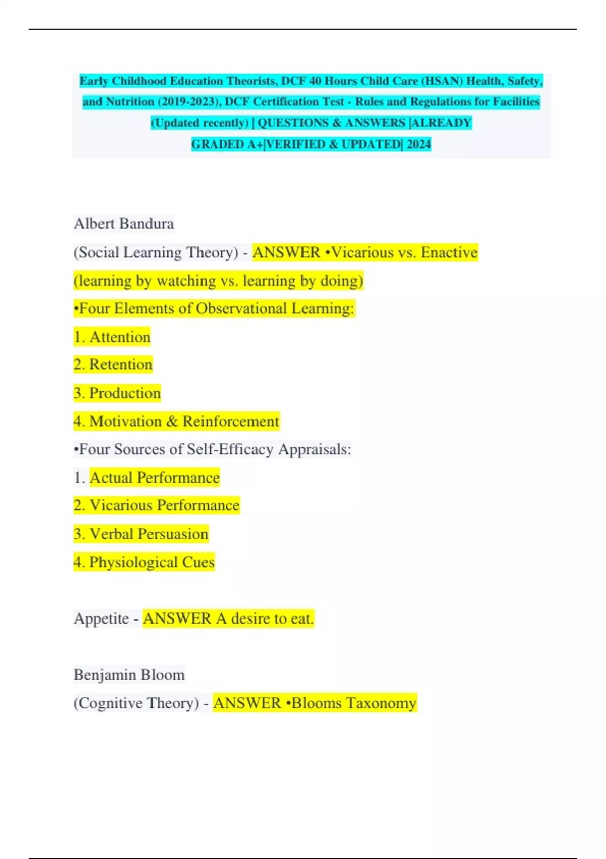 Early Childhood Education Theorists, DCF 40 Hours Child Care (HSAN ...