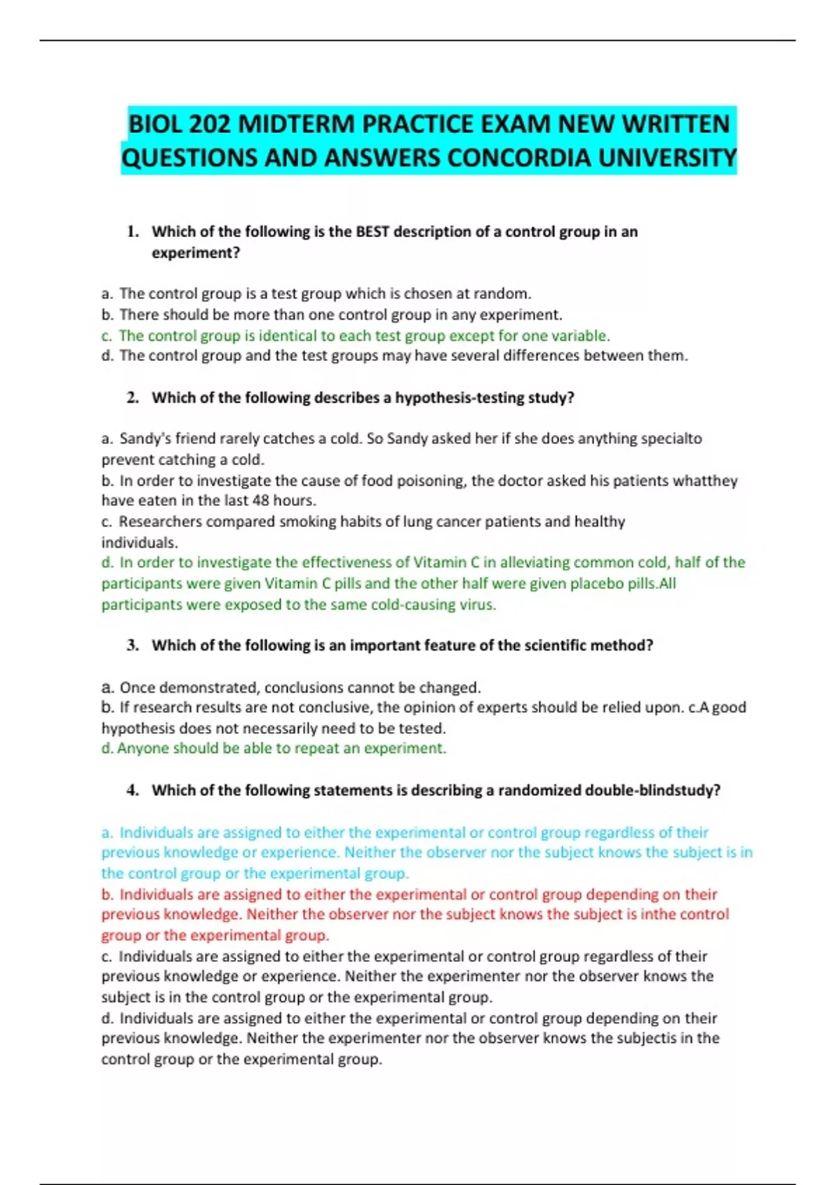 BIOL 202 COMBINED UPDATE FROM LESSON 1 ALL THE WAY TO LESSON 11 AND ON ...