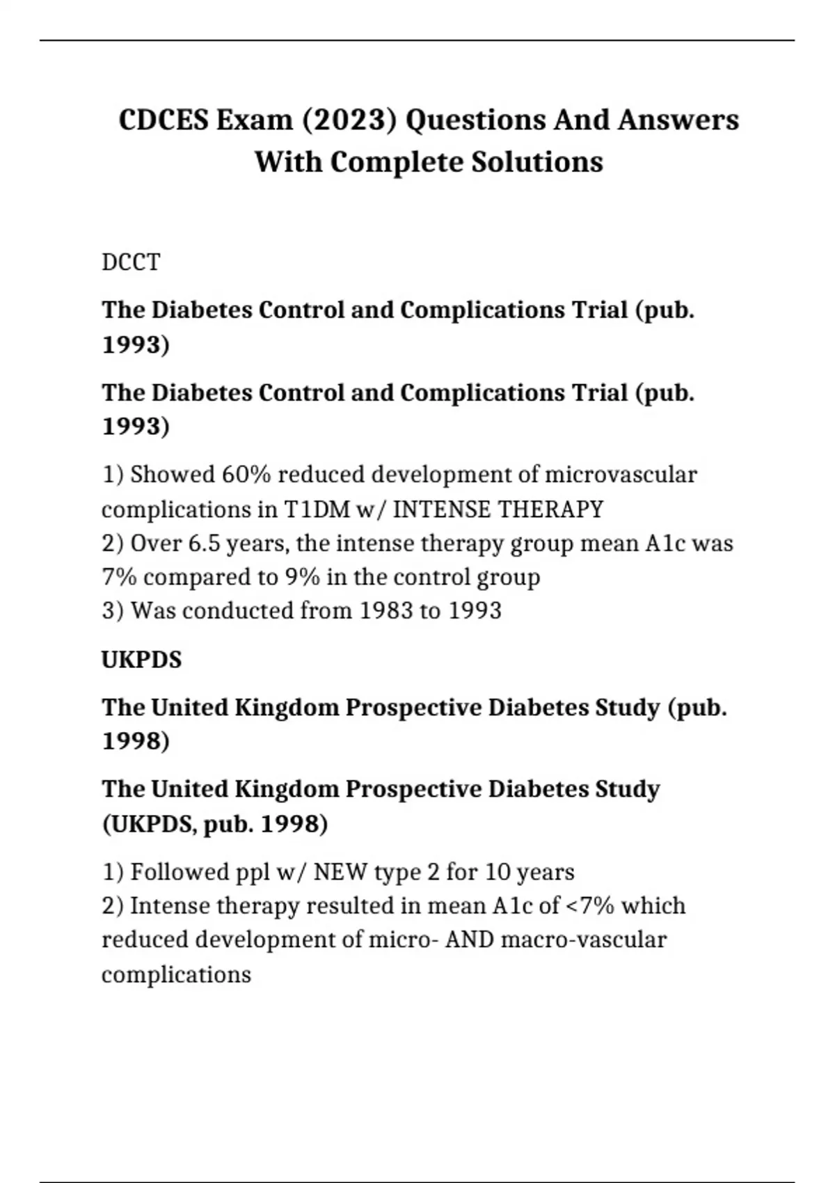 CDCES Exam (2023) Questions And Answers With Complete Solutions - CDCES ...
