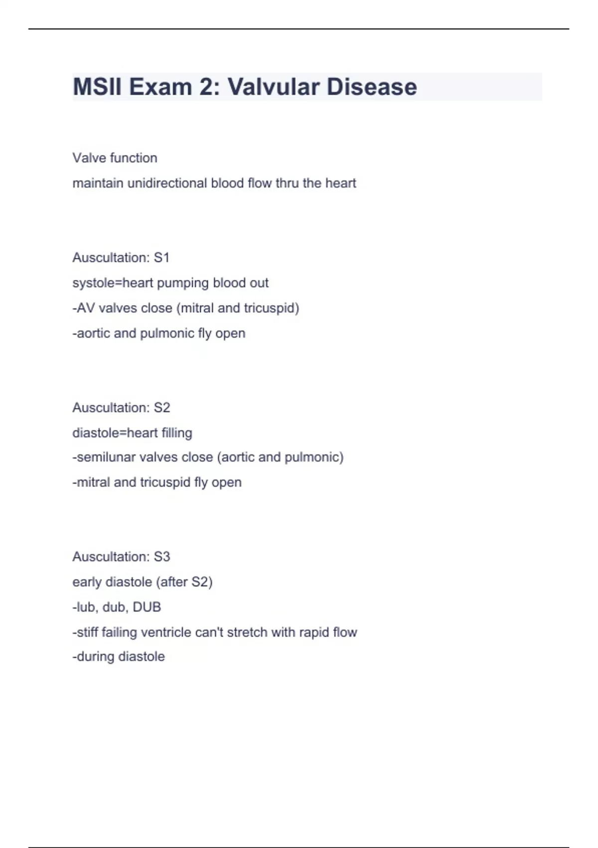 MSII Exam 2 Question and answers 100% correct 2023/2024 - MSII - Stuvia US