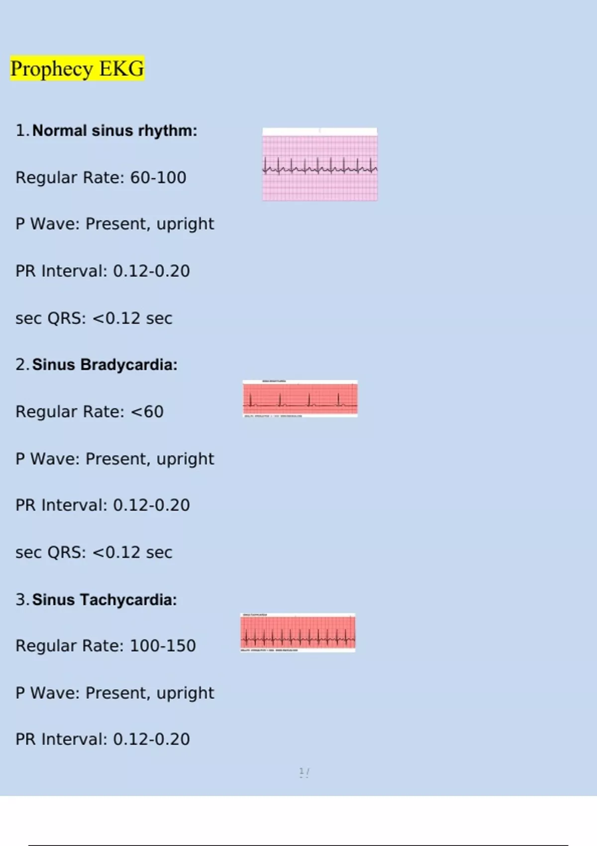 Prophecy EKG Exam (2023/2024) Newest Questions and Answers (Verified Answers) - Prophecy EKG ...