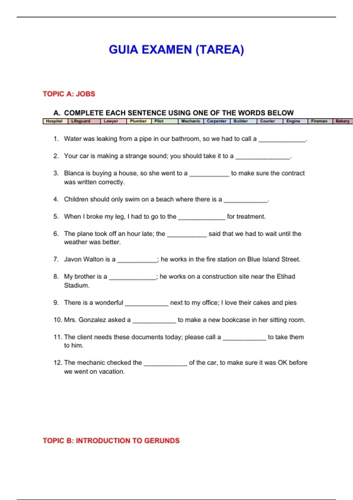 Guia Inglés (Temas A2) - Stuvia US