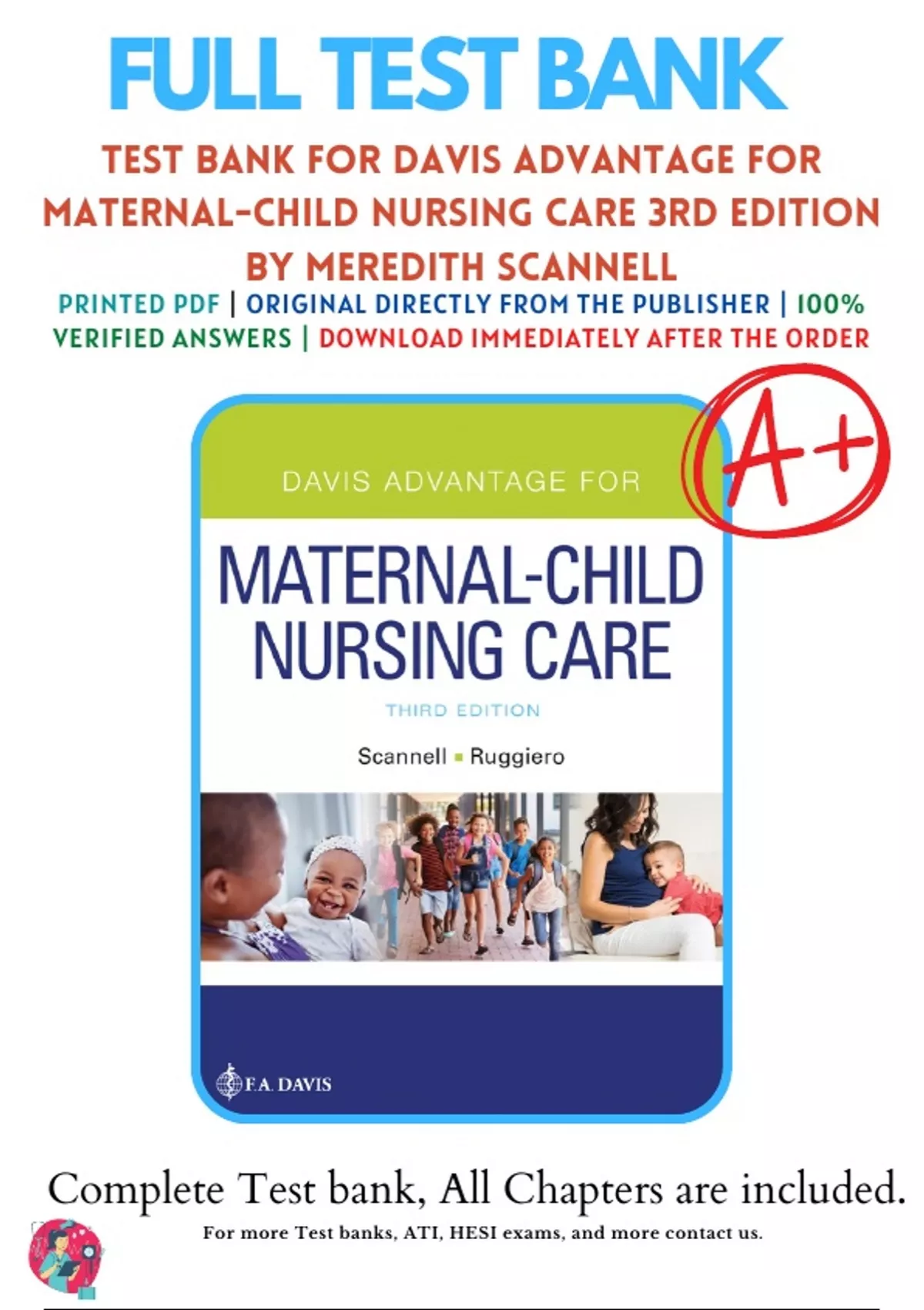 Test Bank for Davis Advantage for Maternal Child Nursing Care 3rd ...