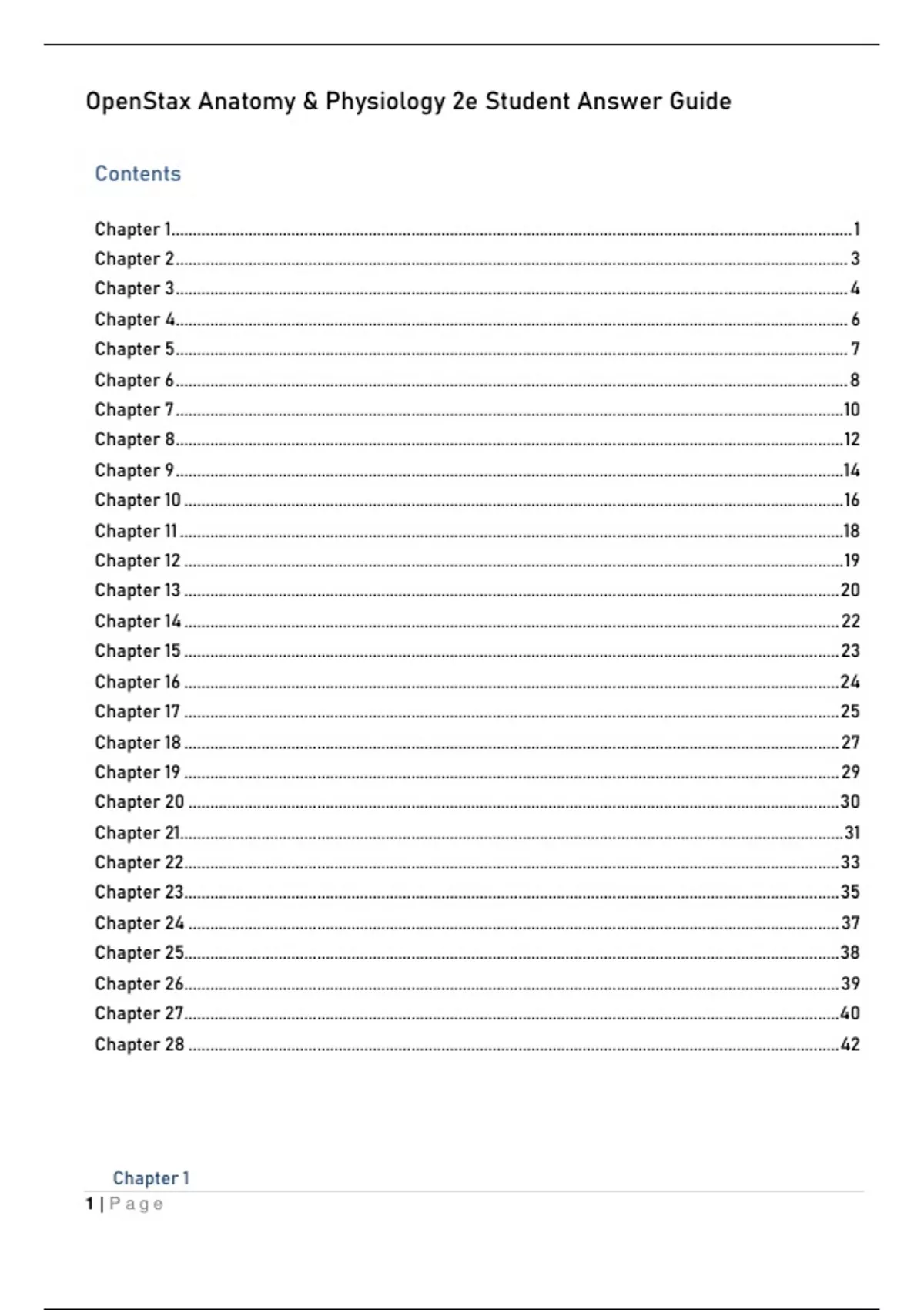Testbank Anatomy and Physiology 2nd Edition from Openstax College ...