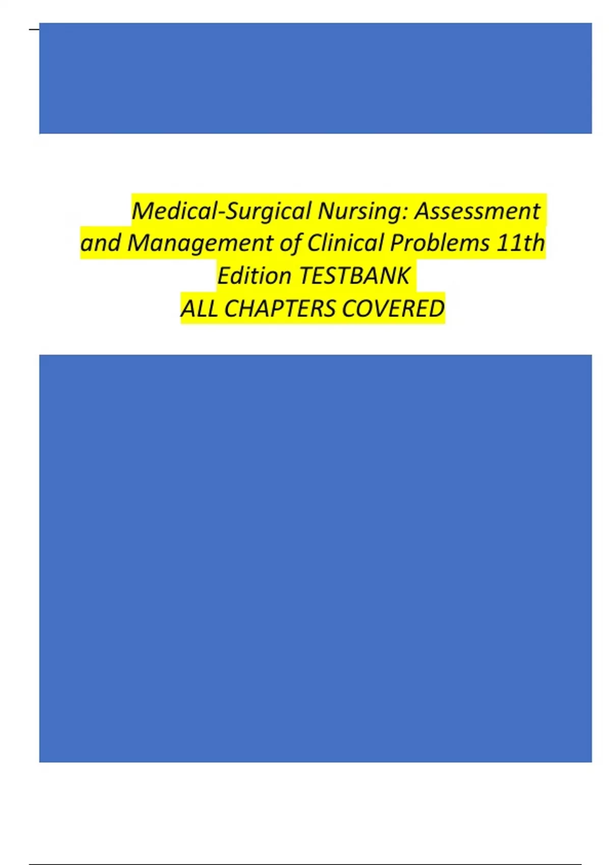 Medical-Surgical Nursing: Assessment and Management of Clinical ...