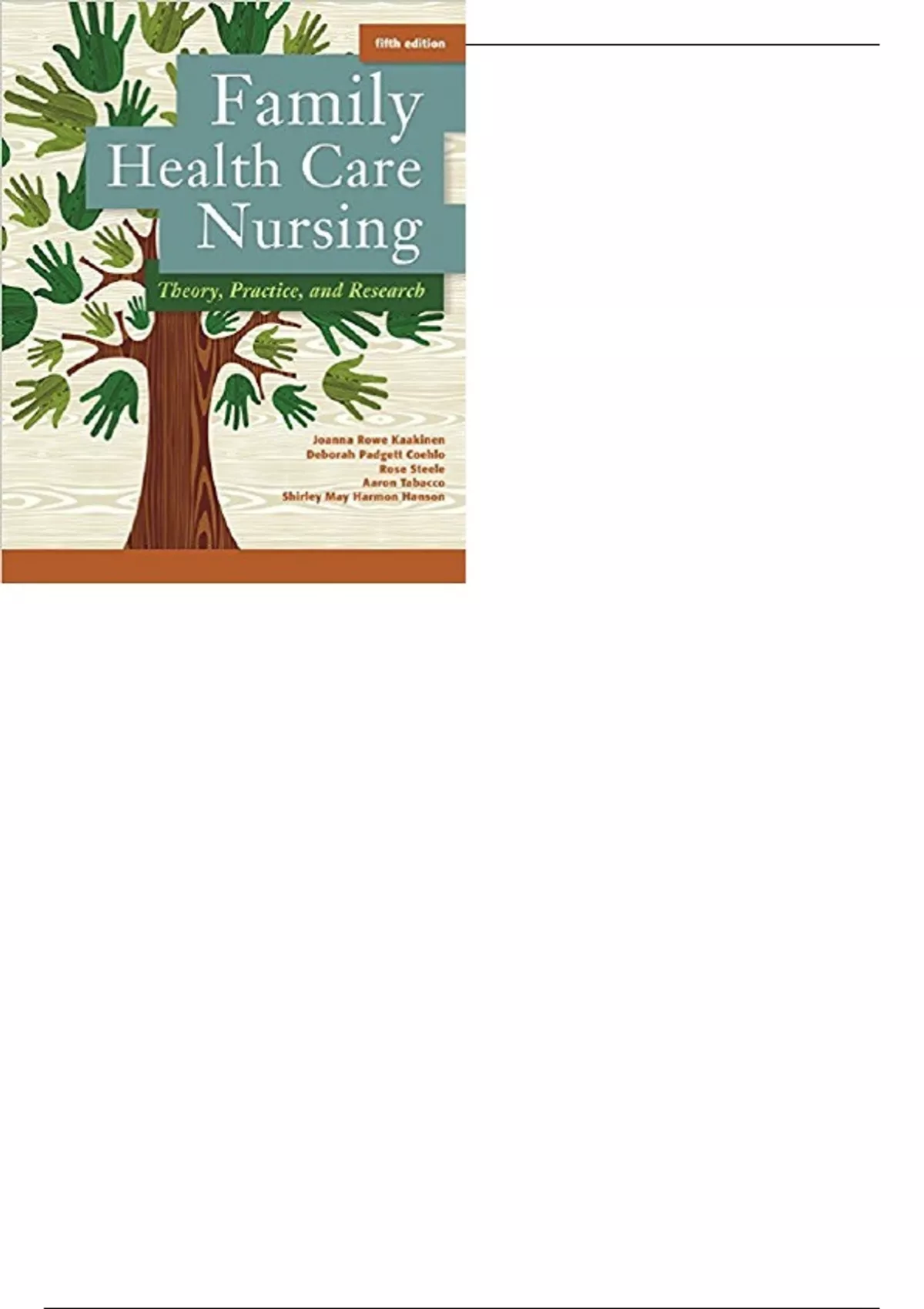 Family Health Care Nursing Theory Practice 5th Edition by Joanna Rowe ...