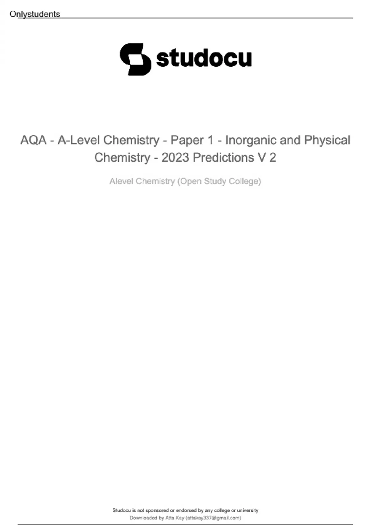 aqa-a-level-chemistry-paper-1-inorganic-and-physical-chemistry-2023-predictions - Aqa-a-level ...