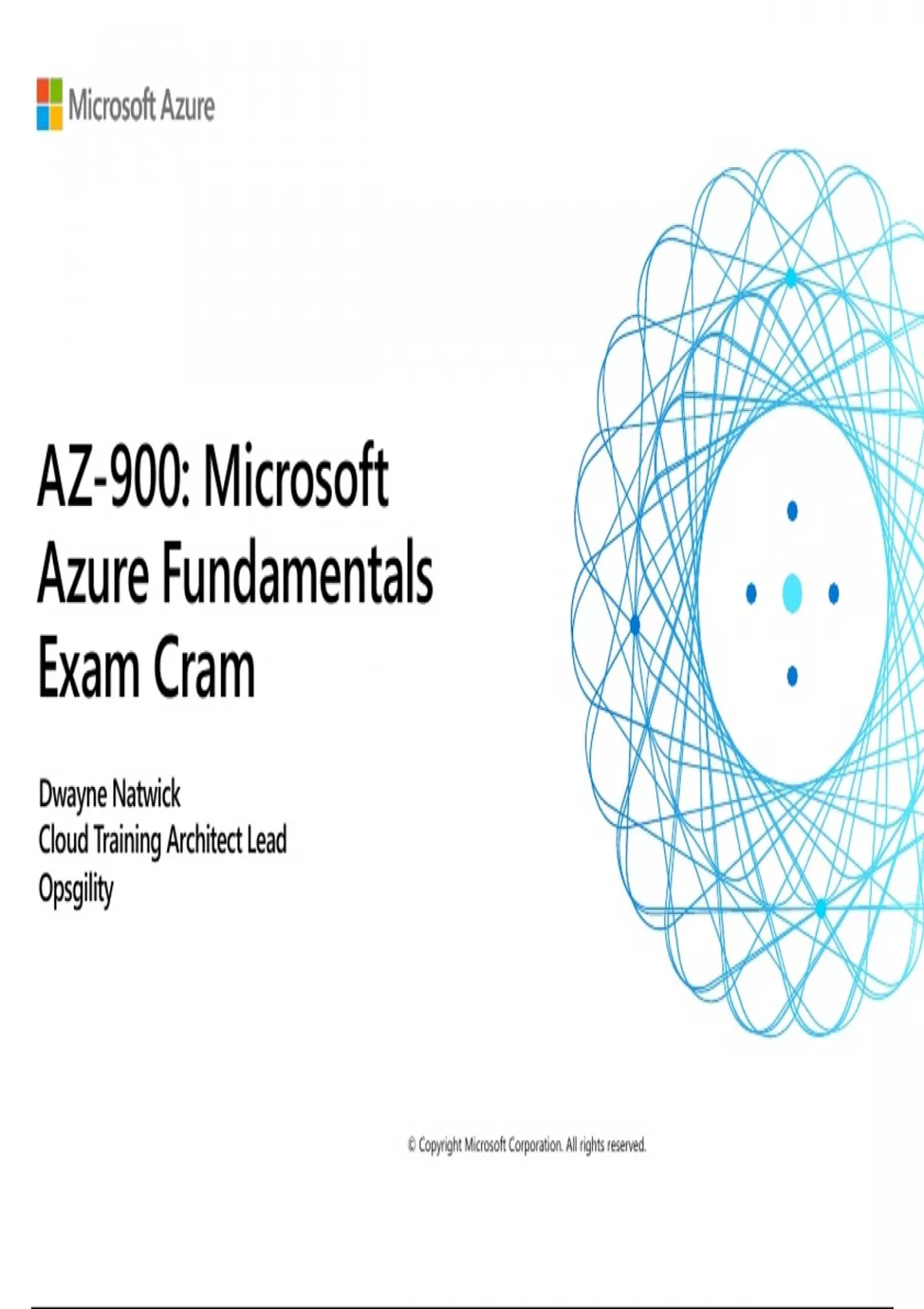 AZ-900: Microsoft Azure Fundamentals Exam - AZ-900: Microsoft Azure ...