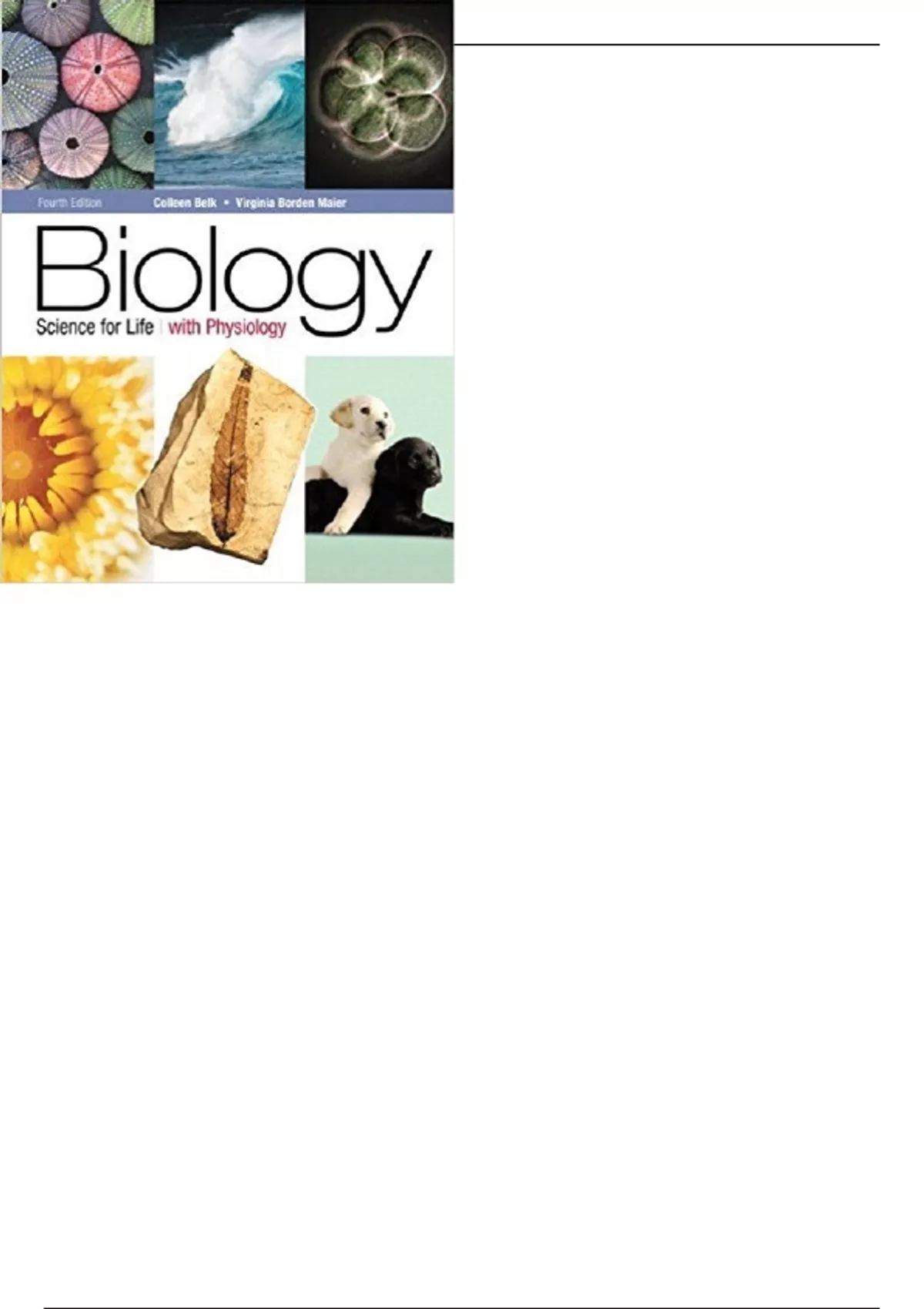 Biology Science For Life With Physiology 4th Edition by Belk - Test ...