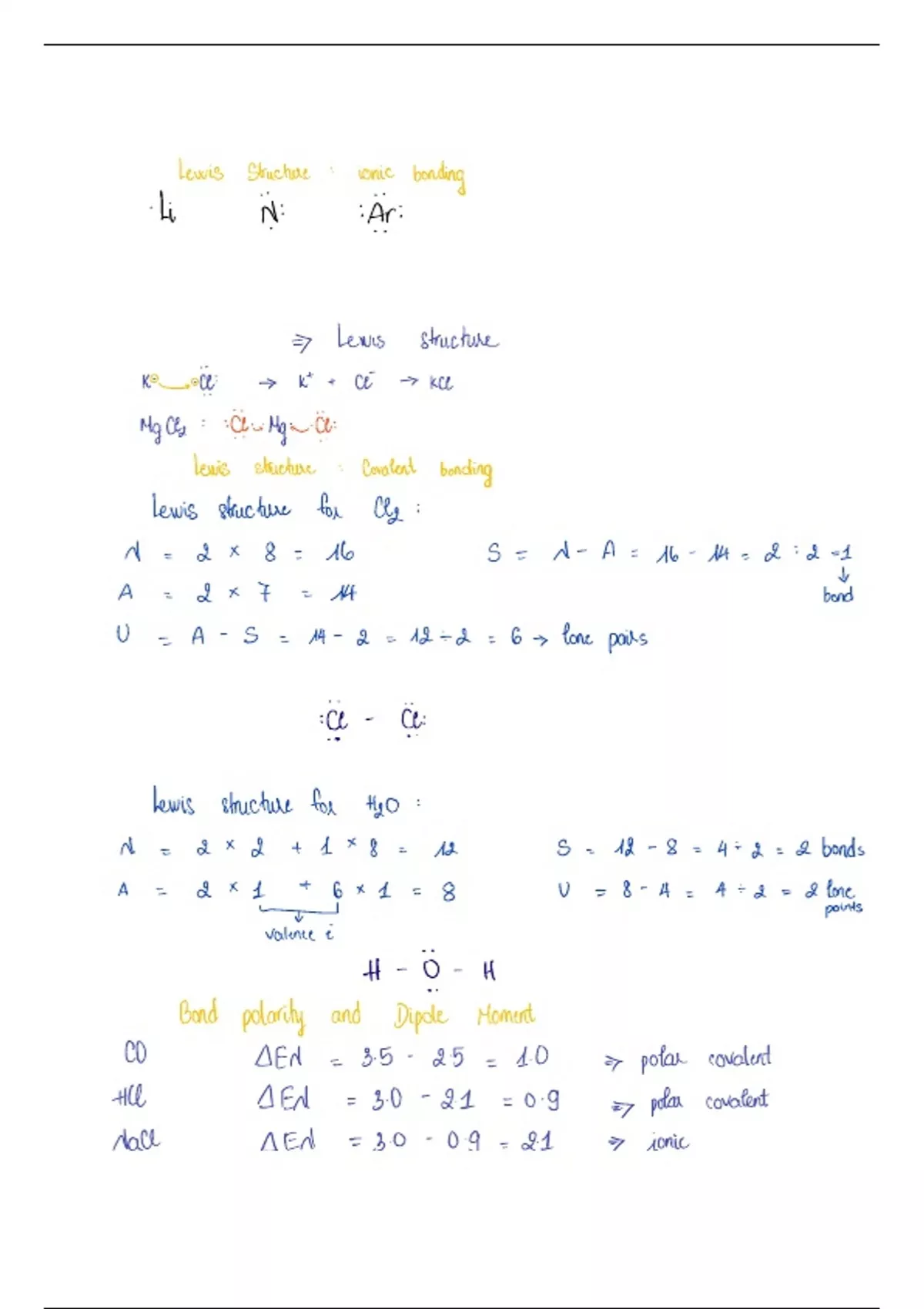 Lewis structure and ionic bonding - Stuvia US