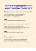 ATI RN Concept-Based Assessment Level 1 Practice B (Latest 2023/ 2024 ...
