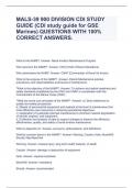 MALS-39 900 DIVISION CDI STUDY GUIDE (CDI study guide for GSE Marines ...