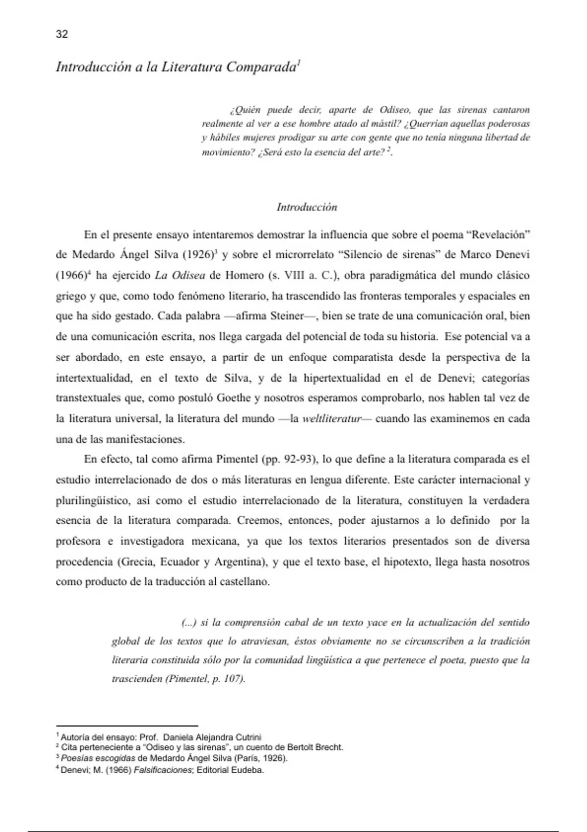 Sumario Literatura comparada _ Intertextualidad, hipertextualidad e hipotextualidad a partir de ...