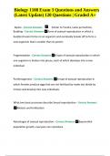 Biology 1108 Exam 3 Questions and Answers (Latest Update) 120 Questions ...