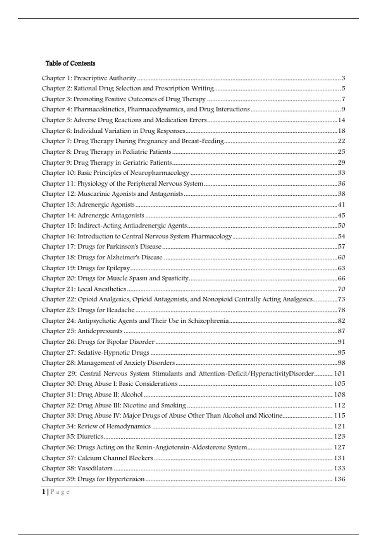 TEST BANK ROSENTHAL LEHNE'S PHARMACOTHERAPEUTICS FOR ADVANCED PRACTICE ...