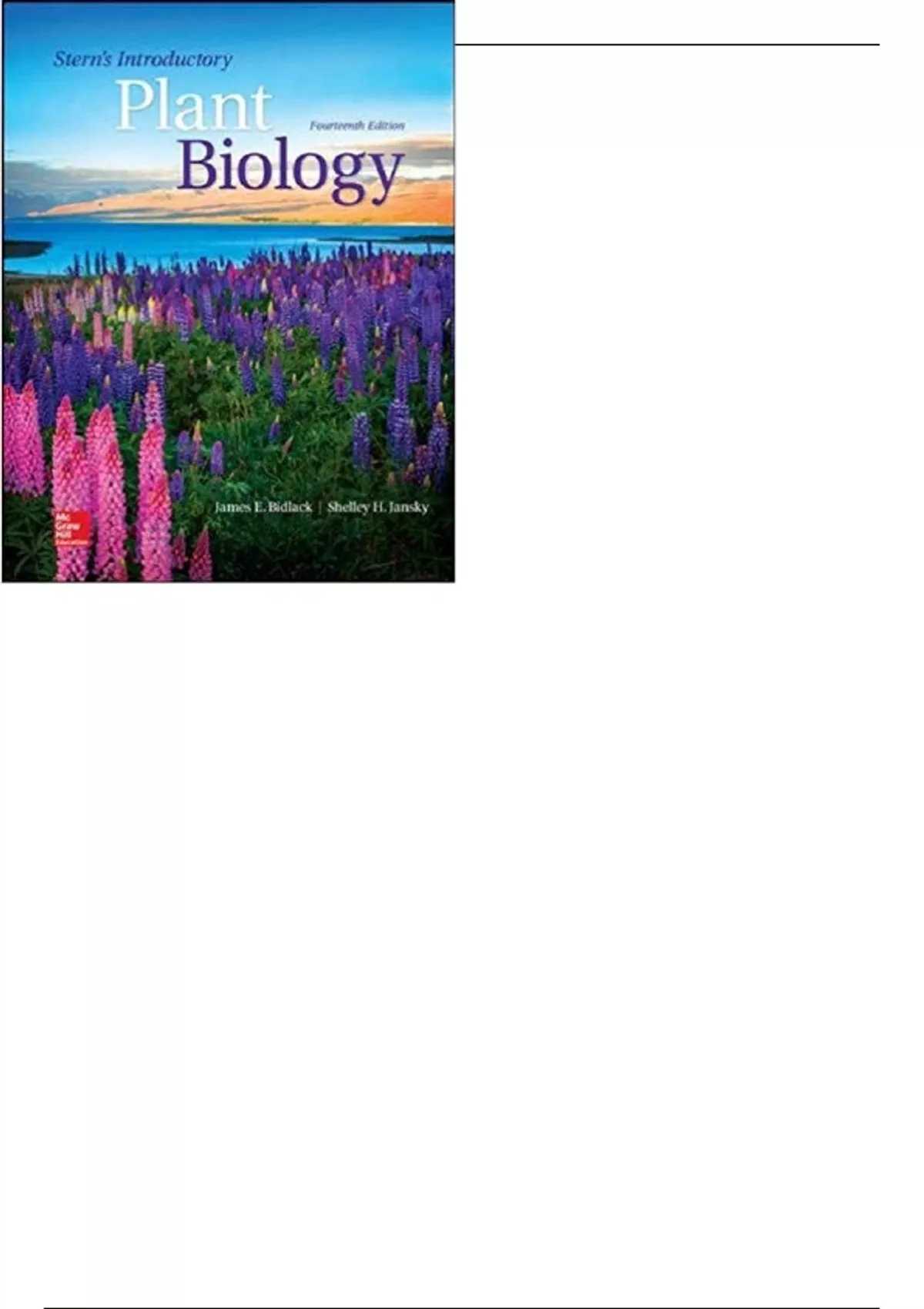 Stern's Introductory Plant Biology 14th Edition James Bidlack - Test ...