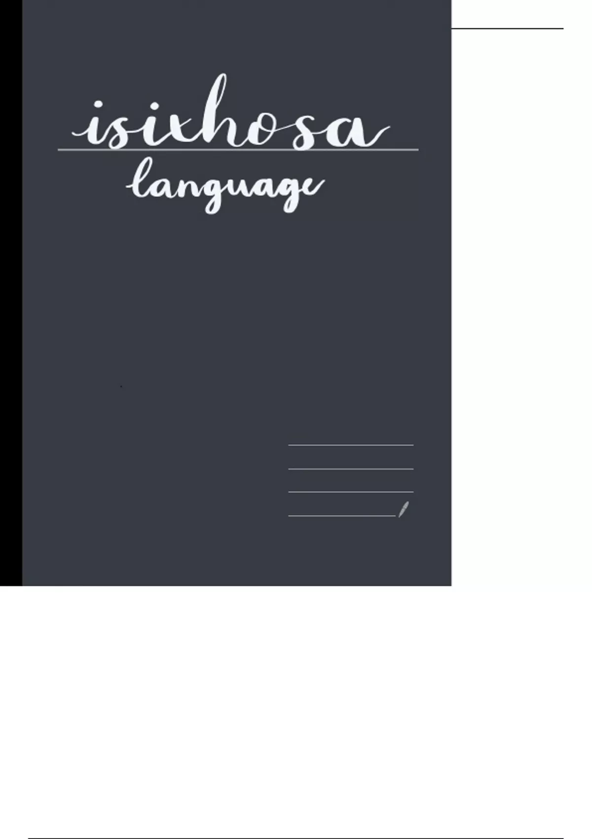 Xhosa Language Study Guide - Stuvia SA