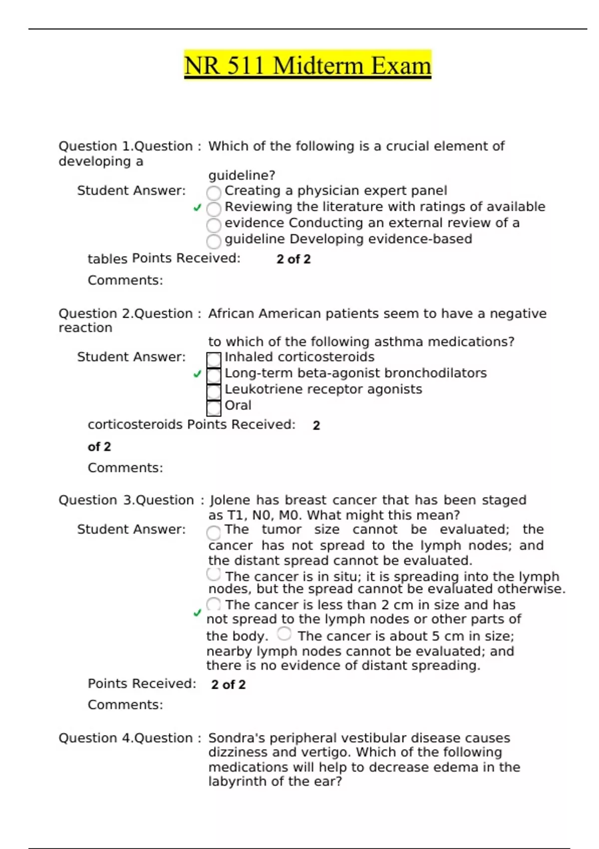 Question 1.Question : Which of the following is a crucial element of ...