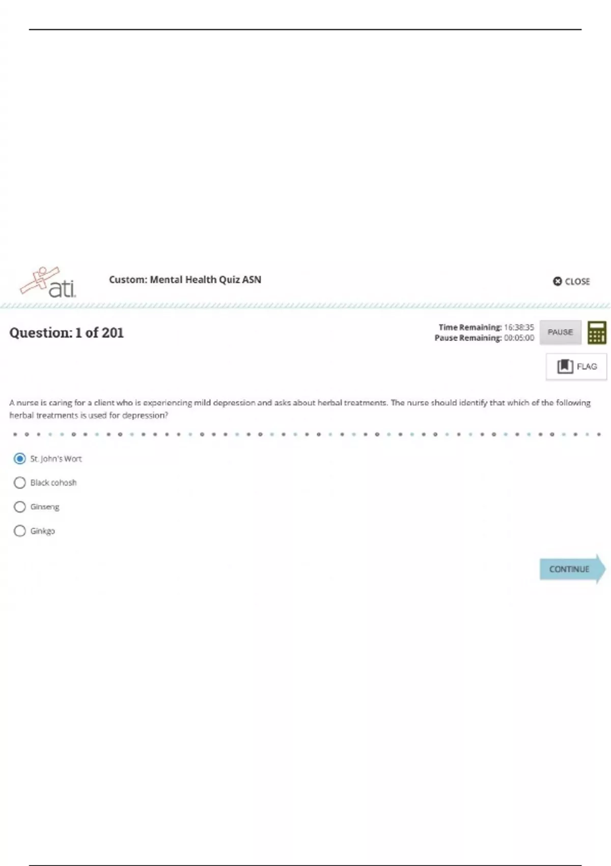 ATI TESTING CUSTOM- MENTAL HEALTH NEXT GEN PRACTICE ASSESSMENT - Stuvia US