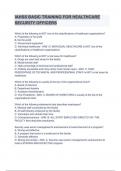 IAHSS Basic Training FOR HealthCare Security Officers (Study Guide with ...