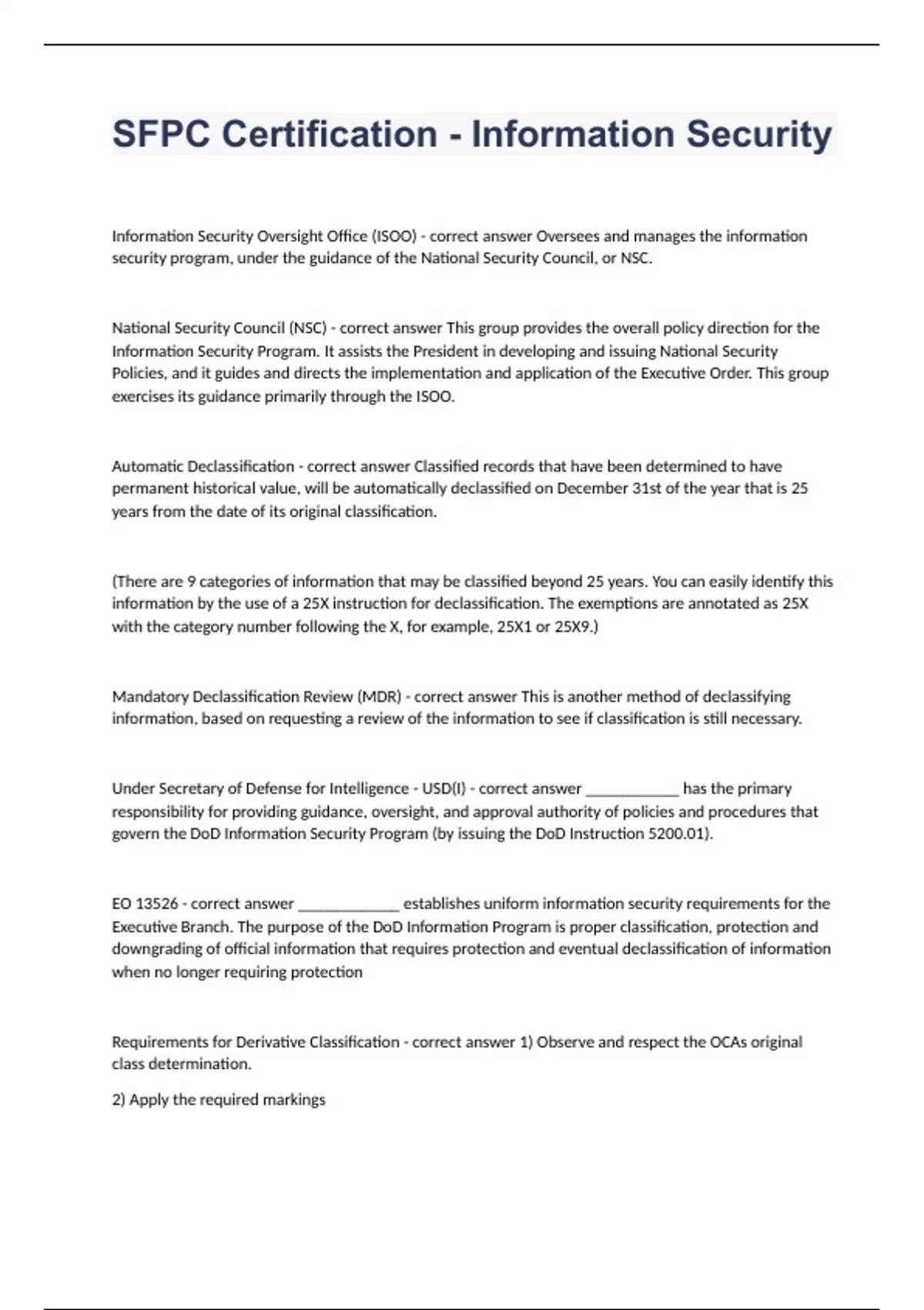 SFPC Certification - Information Security 2023/2024 passed - Sfpc ...