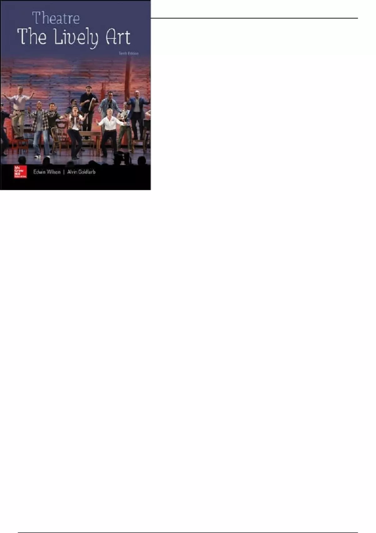 Theatre The Lively Art 10Th Edition By Edwin Wilson - Test Bank ...