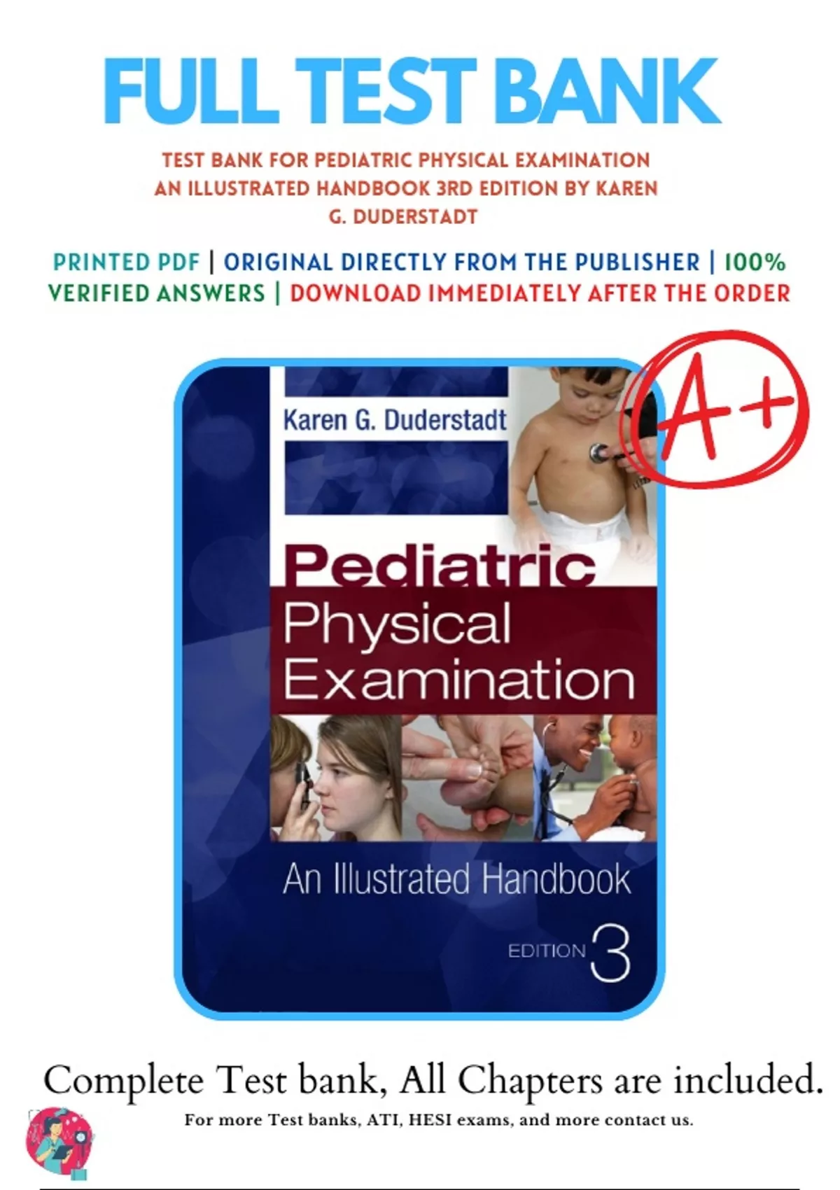 Test Bank For Pediatric Physical Examination An Illustrated Handbook ...