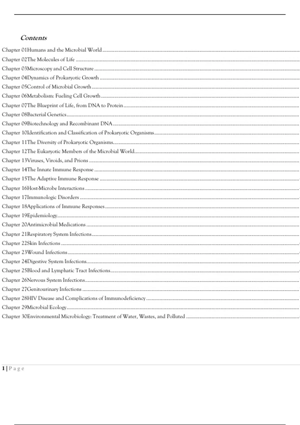 TEST BANK NESTER'S MICROBIOLOGY A Human Perspective 8TH EDITION DENISE ...