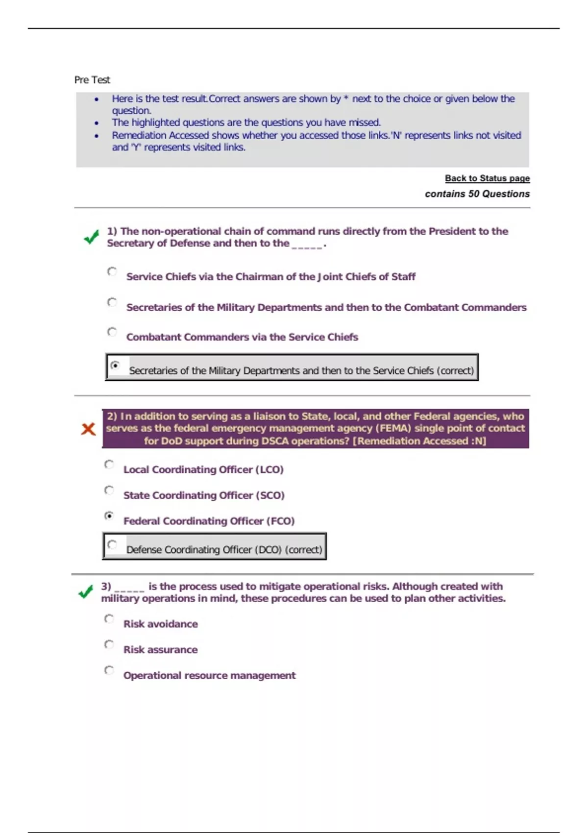 SEJPME II PRE TEST QUESTIONS AND ANSWERS (100% Correct) - RN ...