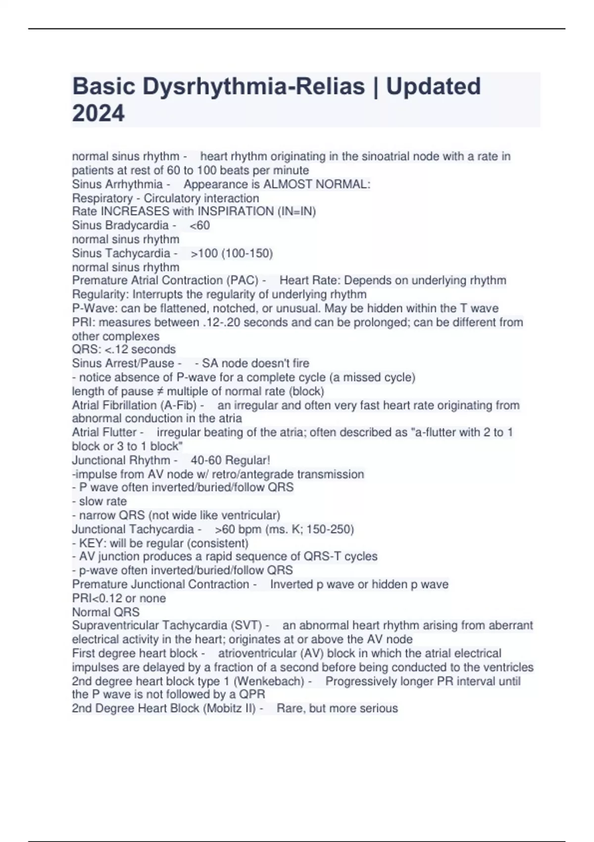 Basic Dysrhythmia-Relias | Updated 2024 normal - Basic Dysrhythmia ...