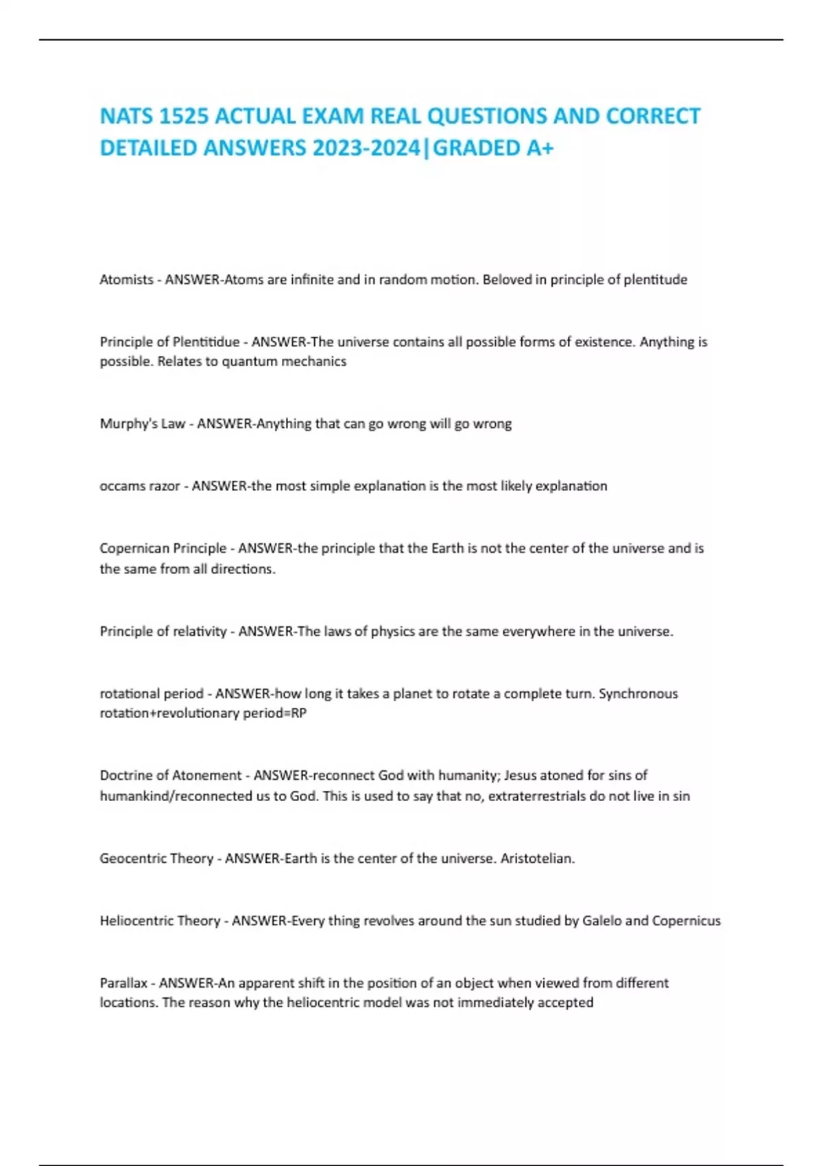 ATI NUTRITION 3.0 QUESTIONS AND CORRECT DETAILED ANSWERS |GRADED A+ ...