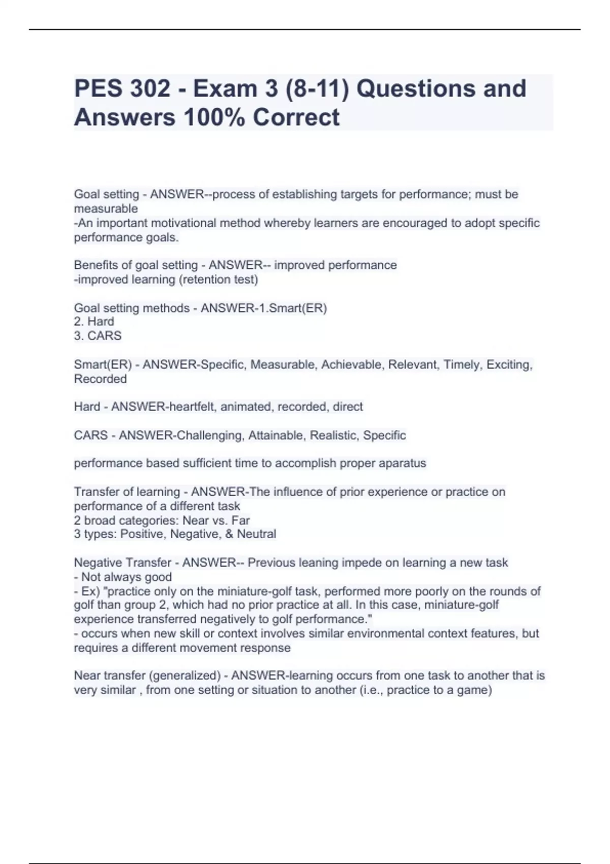 PES EXAM BUNDLE WITH COMPLETE SOLUTIONS - Stuvia US