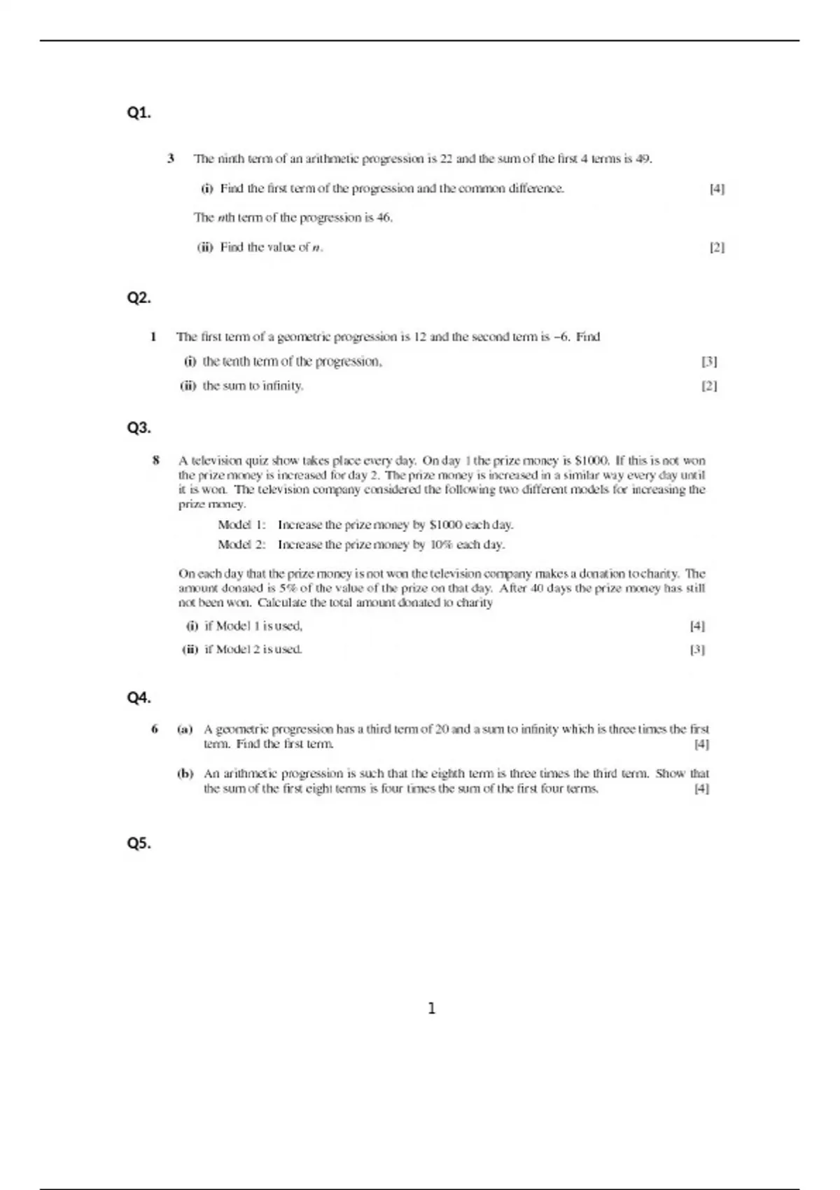 IGCSE AS and A level pure math 1 ( chapter 7: series ) - Mathematics ...