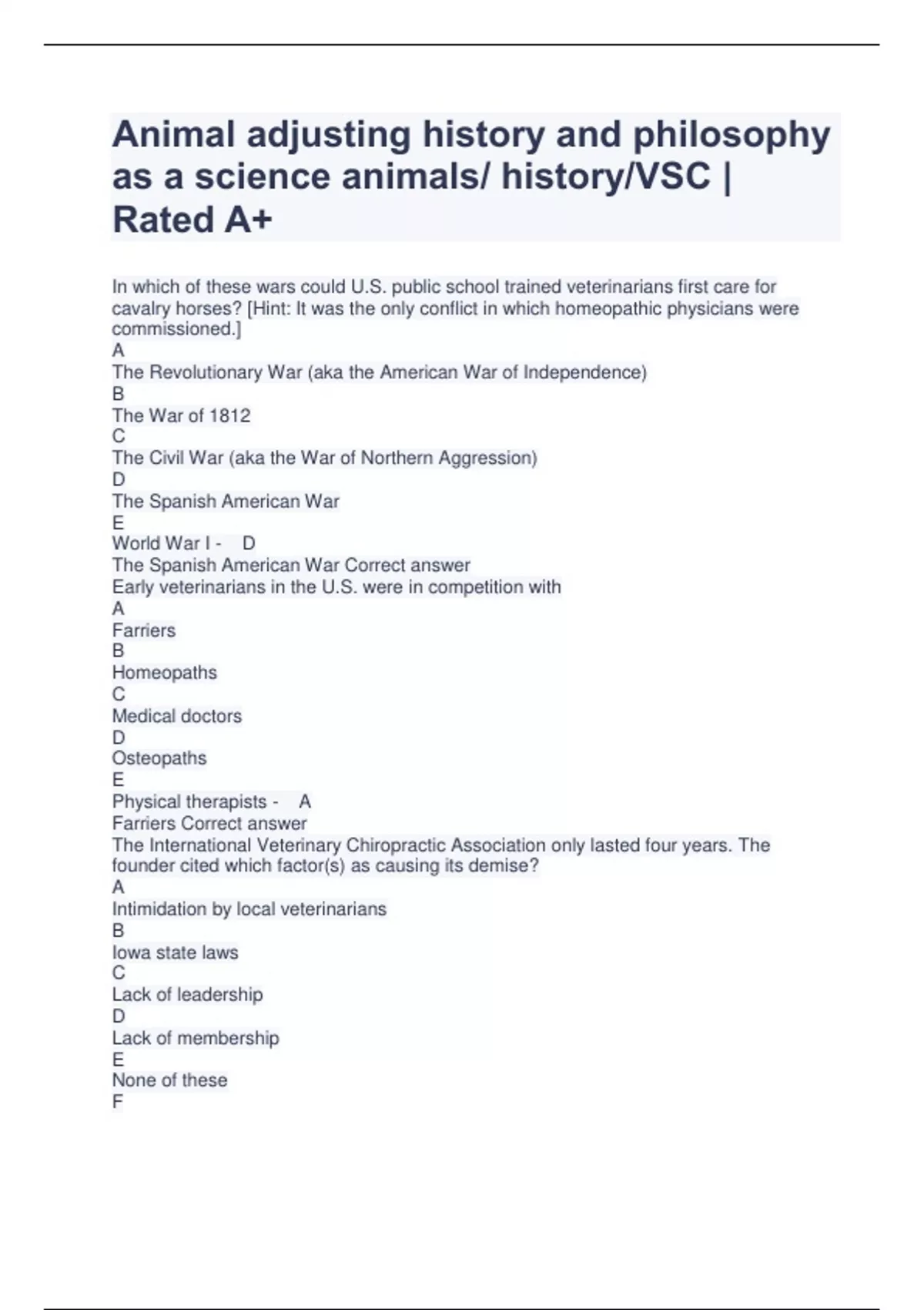 Animal adjusting history and philosophy as a science animals/ history ...