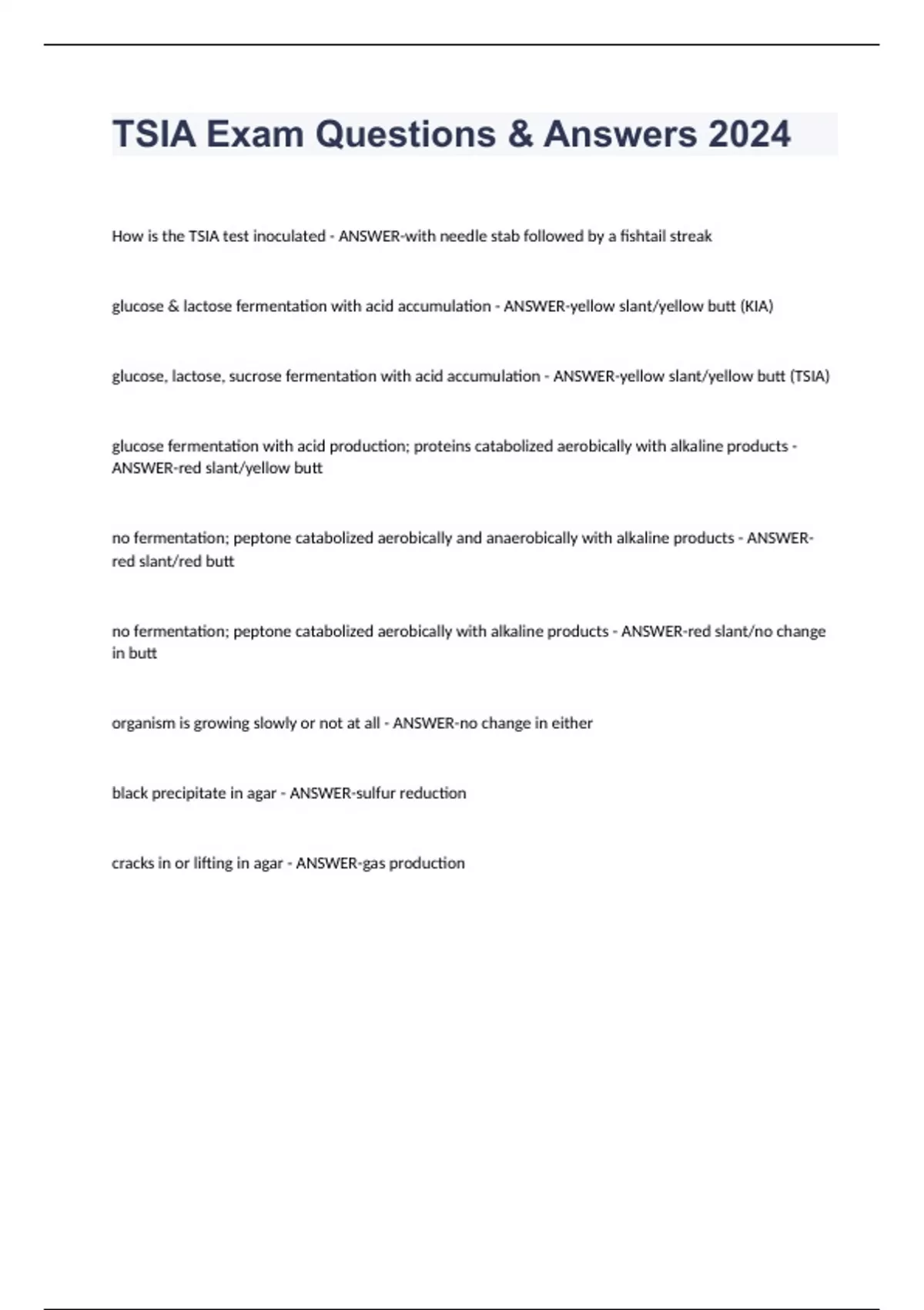 TSIA Exam Questions & Answers 2024 - TSIA E - Stuvia US